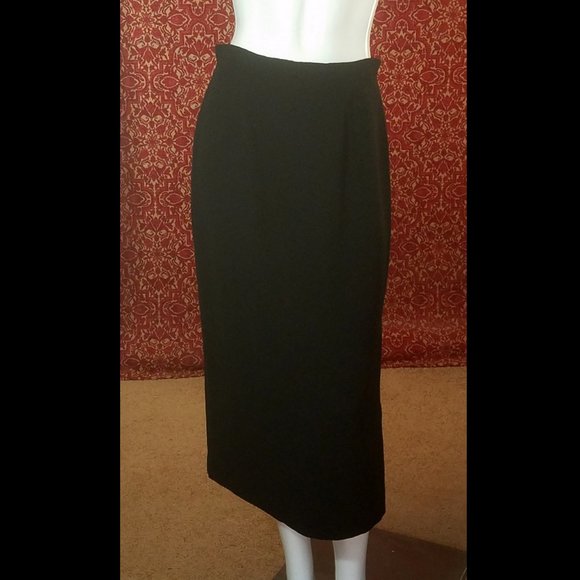 Rena Rowan | Skirts | Rena Rowan Petite Black Pencil Skirt 8p | Poshmark